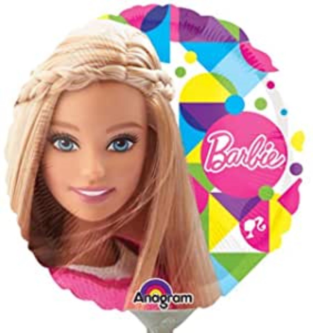 BARBIE SPARKLING BALLOON ROUND A20 - 23CM - Pergamos