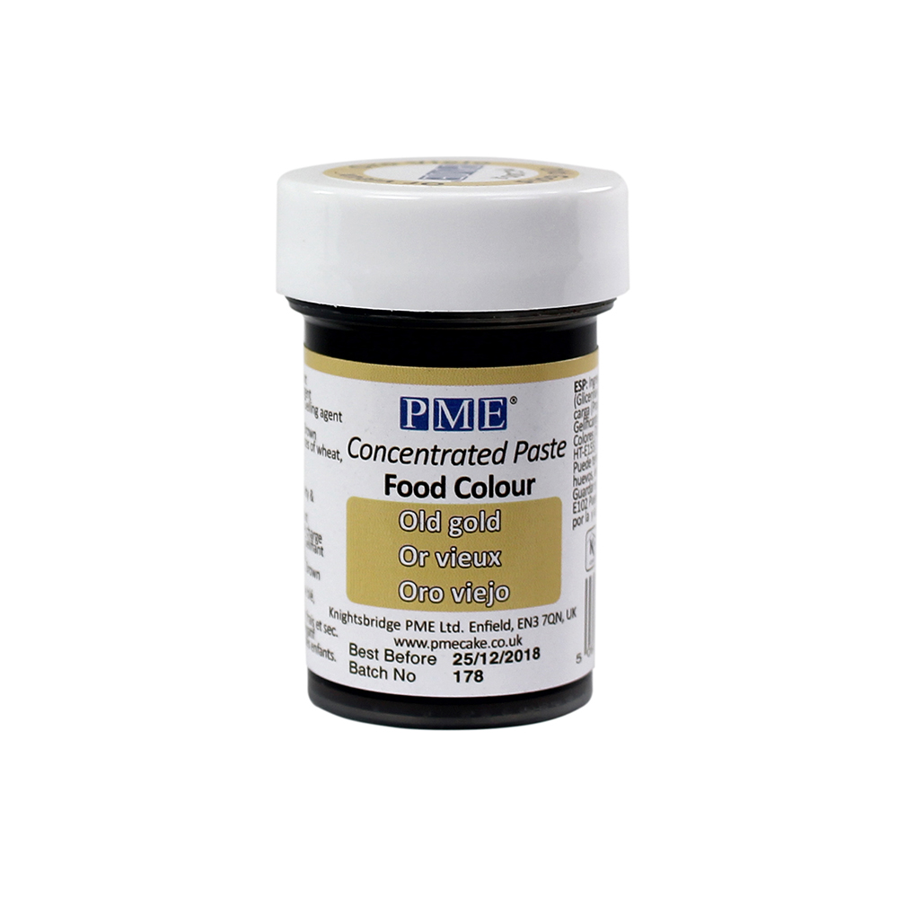 PASTE COLOUR OLD GOLD 25GR - Pergamos