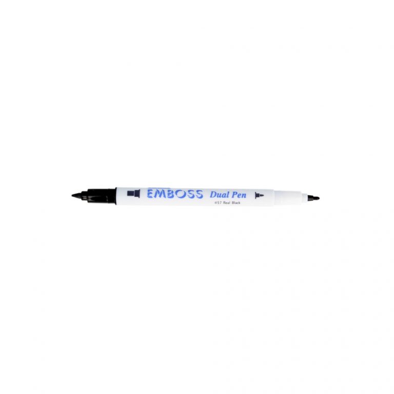 SLOW DRYING EMBOSS MARKER BLACK - Pergamos