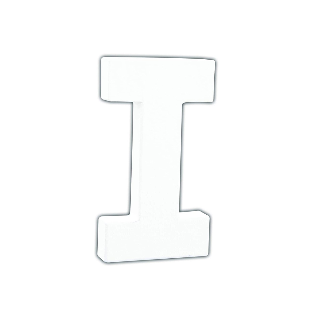 LITTLE LETTER I WHITE 1.5X10.5X12CM - Pergamos