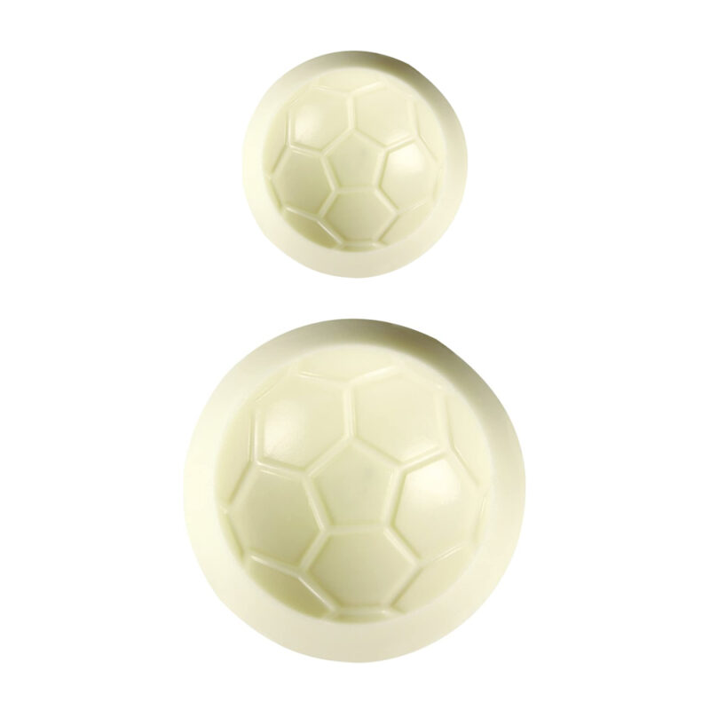 SET OF 2 MOULDS FOOTBALL 31MM & 46MM - Pergamos