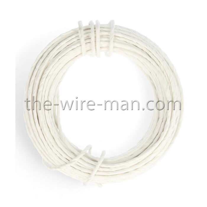 PAPER COVERD WIRE WHITE 2MMX10M - Pergamos