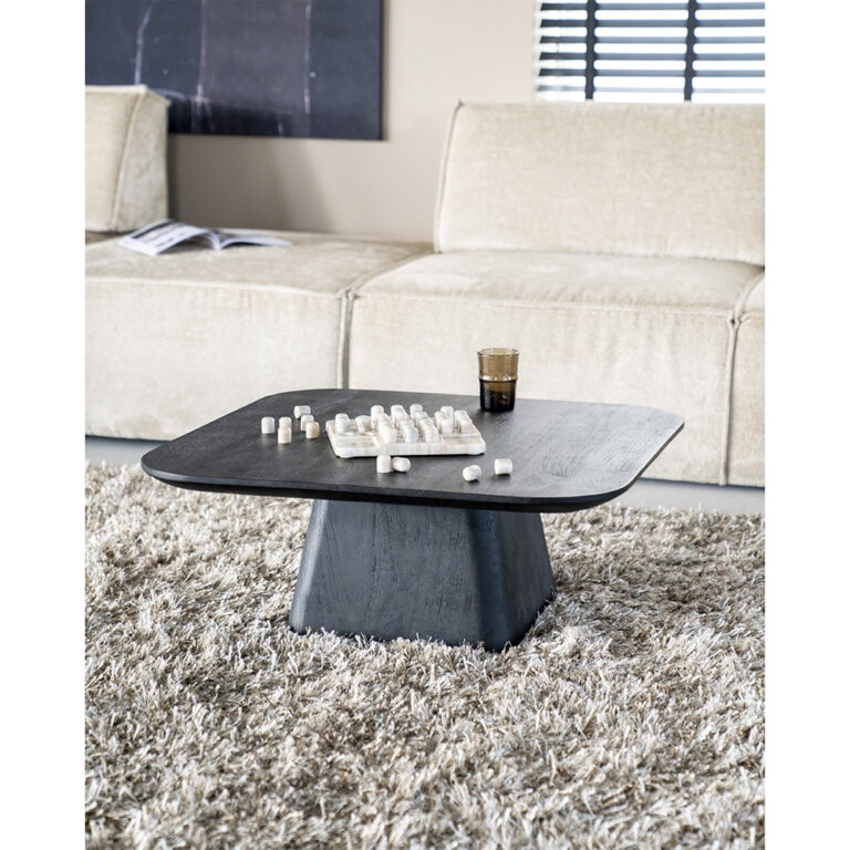 COFFEE TABLE ARON SQUARE 80X80X32CM - Pergamos