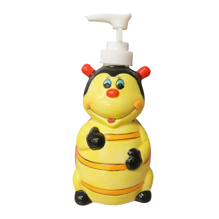 SOAP DISPENSER LADYBUG 9X17CM - Pergamos