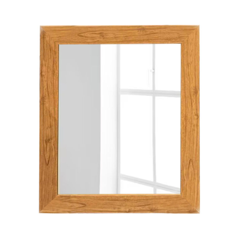 MIRROR WOODEN FRAME OAK - Pergamos