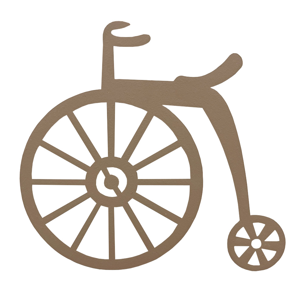 WOODEN BICYCLE BROWN - Pergamos