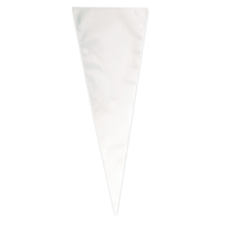 CLEAR LARGE CONE CELLOPHANE BAGS 25PCS - Pergamos