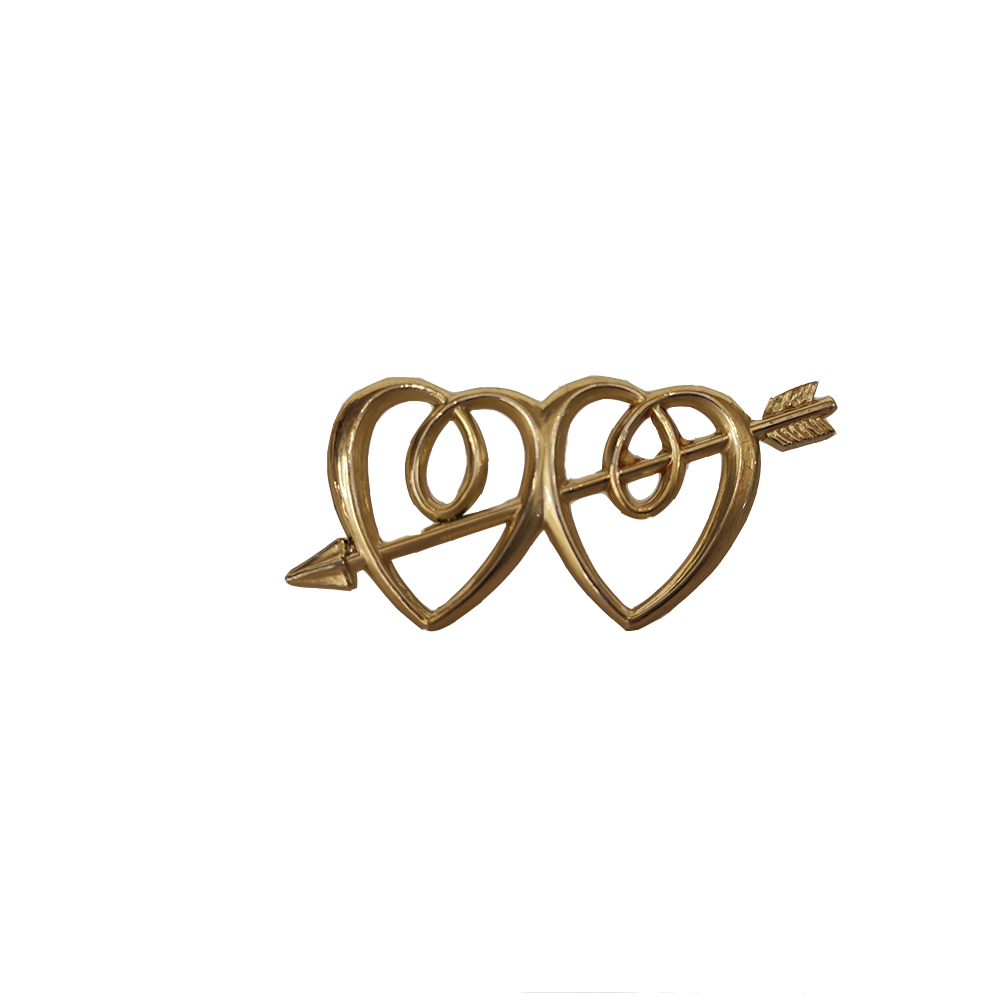 DOUBLE HEART/ARROW GOLD - Pergamos