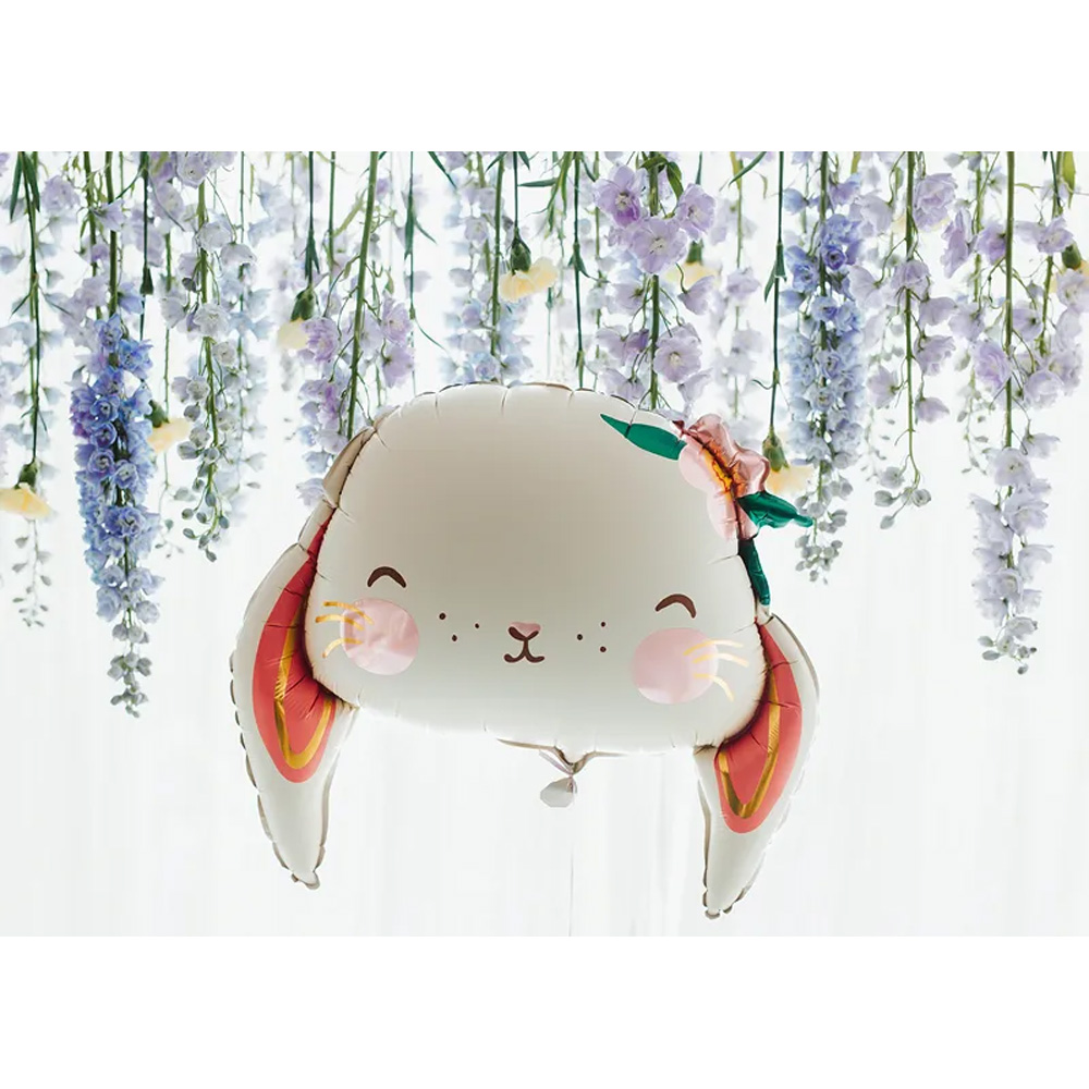 FOIL BALLOONS RABBIT 65X55CM - Pergamos