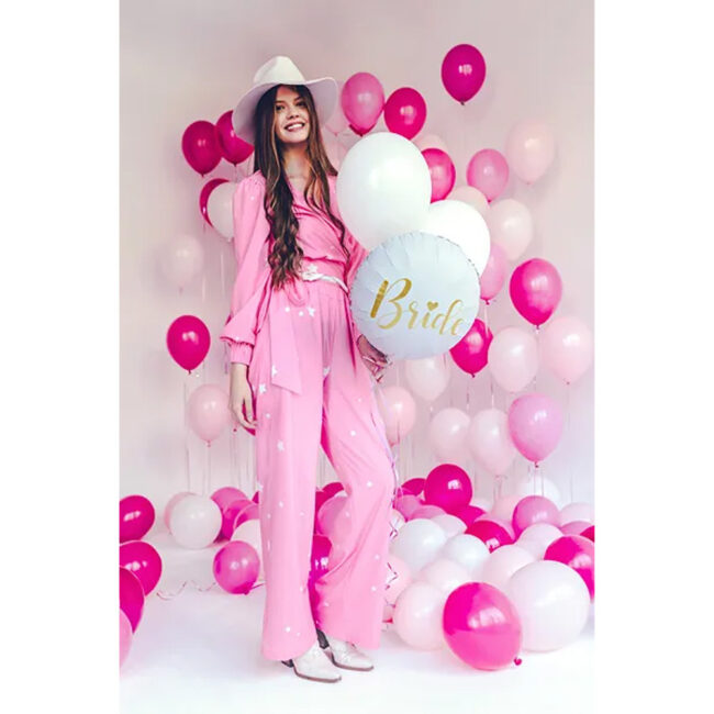 FOIL BALLOON BRIDE WHITE 45CM - Pergamos