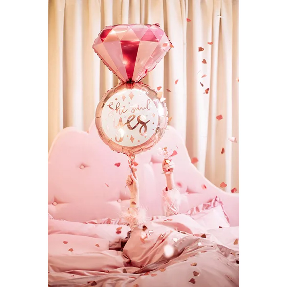 FOIL BALLOON RING 41X72CM - Pergamos