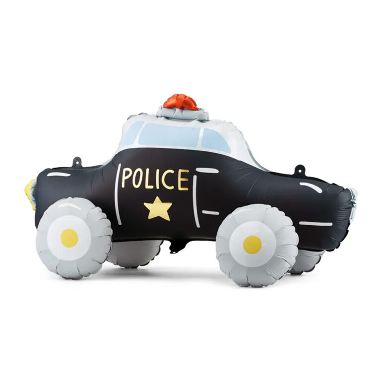 STANDING FOIL BALLOON POLICE CAR 90X41CM - Pergamos