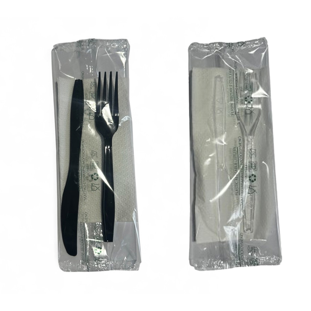 KOUVER WITH WHITE NAPKIN PREMIUM REUSABLE 100PCS - Pergamos