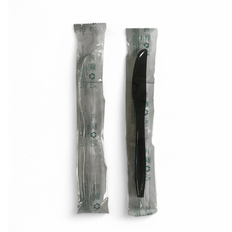 KNIFE PACKED 1-1 REUSABLE 18CM 1000PCS - Pergamos