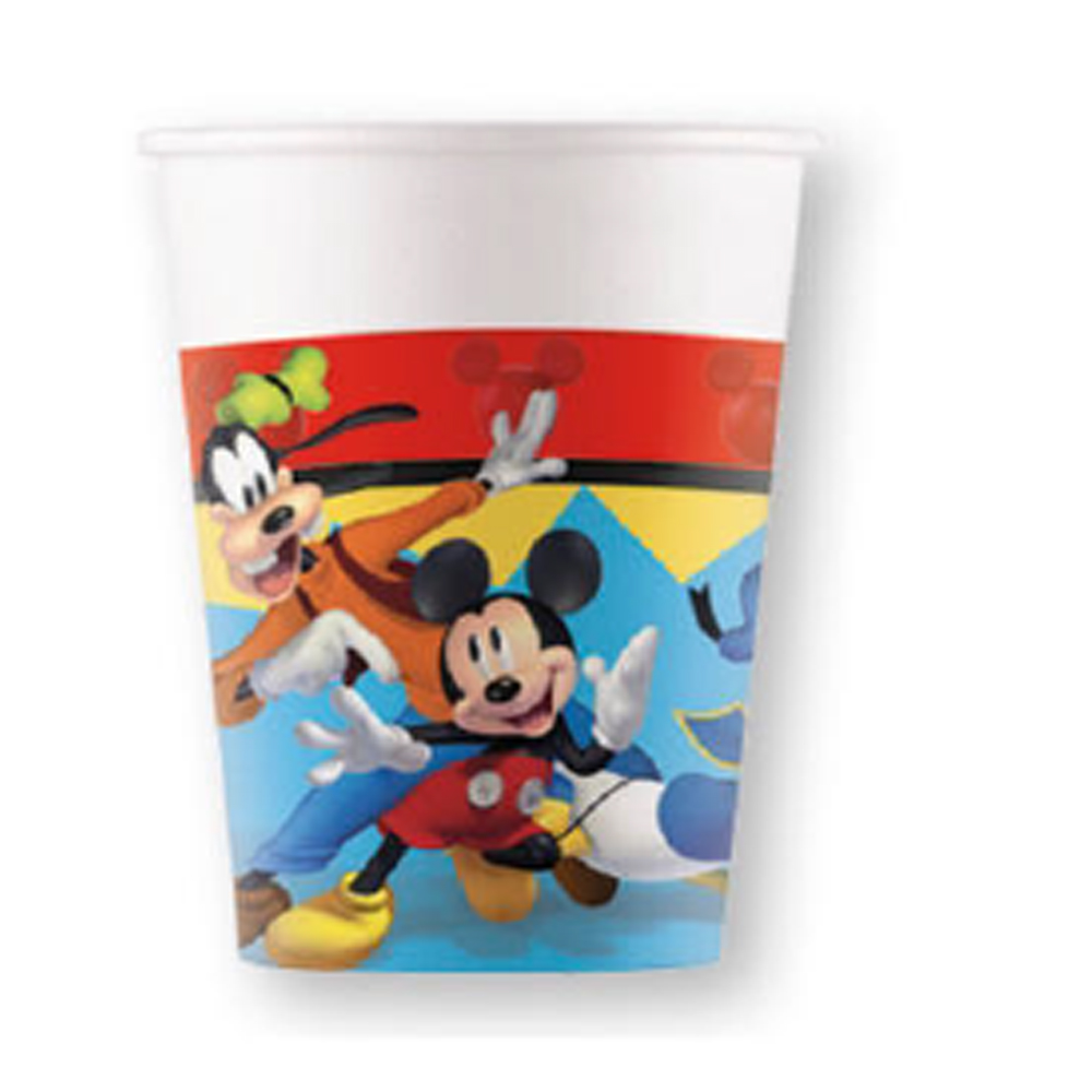 PAPER CUPS MICKEY JUMP FUN NEXT GENERATION 200ML 8PCS - Pergamos