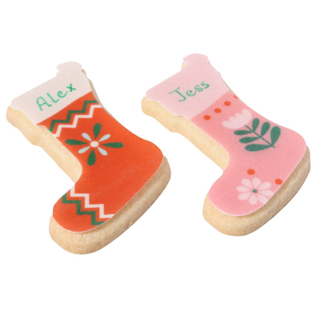 CHRISTMAS COOKIE DECORATING KIT CHRISTMAS STOCKINGS - Pergamos