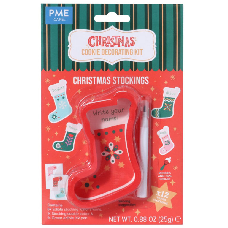 CHRISTMAS COOKIE DECORATING KIT CHRISTMAS STOCKINGS - Pergamos